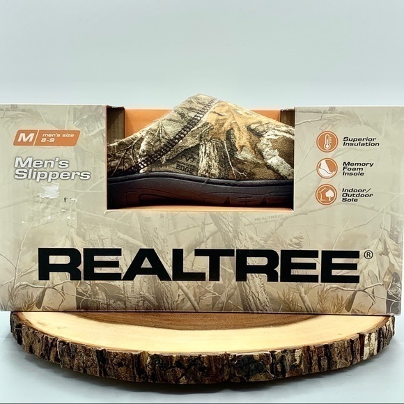 Realtree | Shoes | Realtree Mens Memory Foam Slippers Mens 89 | Poshmark